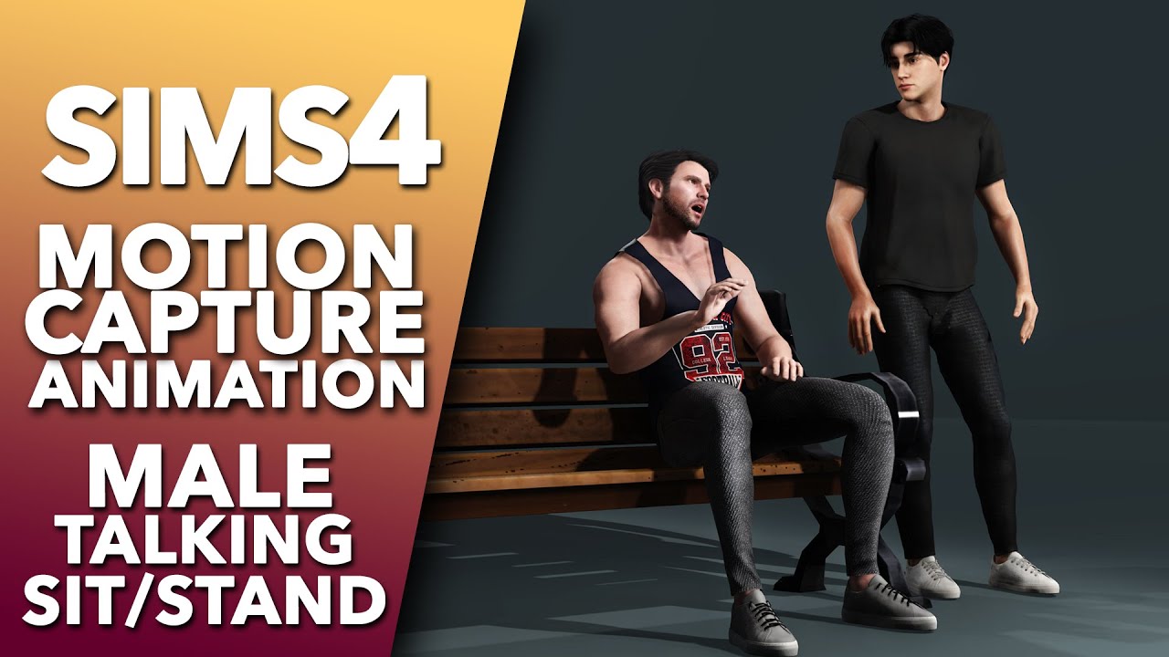 The Sims 4 | "Male Talking Sit and Stand " Animation Pack | Download ...