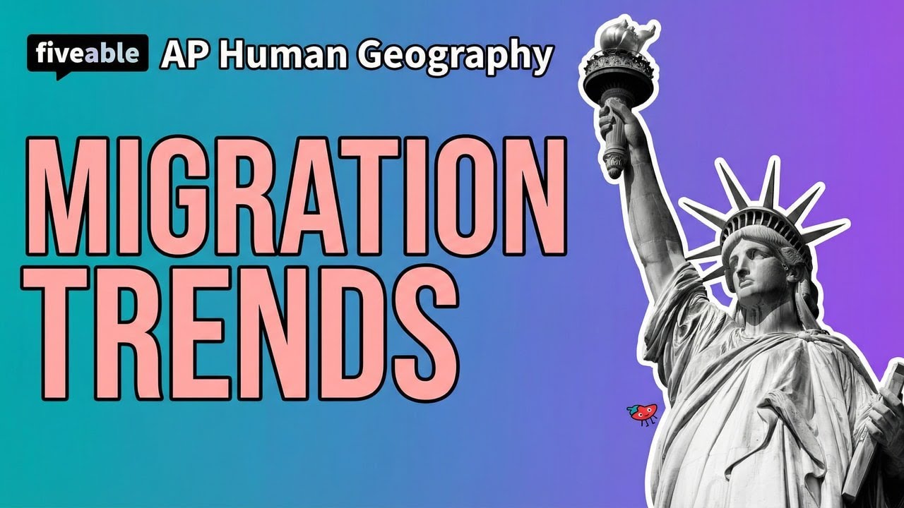 AP Human Geography - Unit 2: Migration Trends & Policies | Fiveable ...