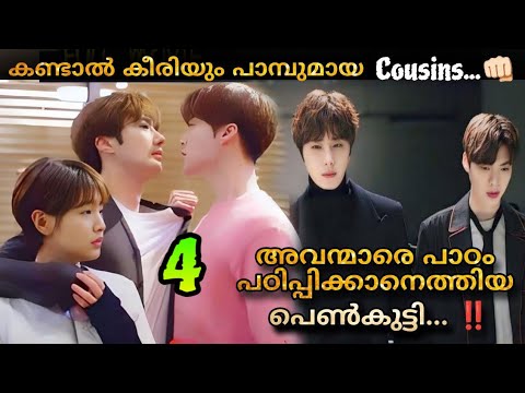 Cindrella and four knights Korean Drama  Malayalam Explanation4️⃣ Poor girl loved by 4 Boys💖