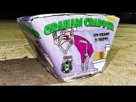 GRAHAM CRAPPER 25 SHOT 500 GRAM FIREWORK CAKE X 2 ( PYRO DEMON) - YouTube