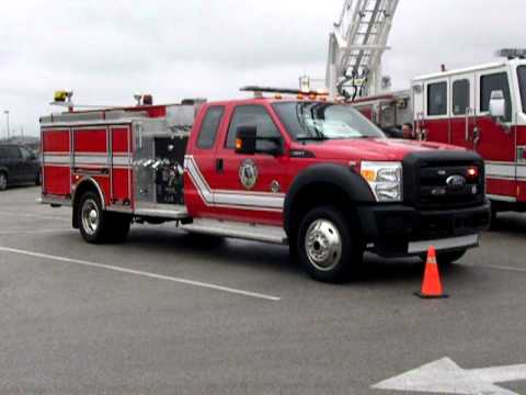 2011 Ford F-550/Pierce Mini-Pumper Demo - YouTube