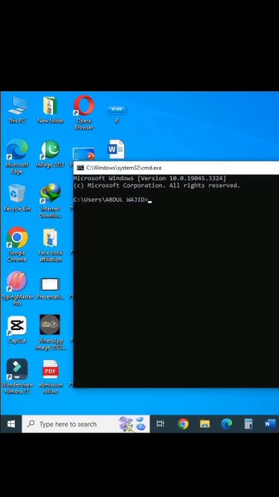 how to create a running man in cmd #cmd #commandprompt #computer - YouTube