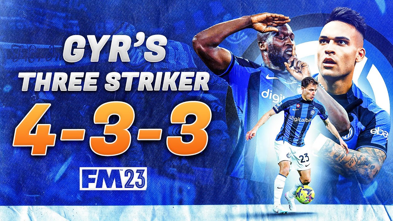 THREE STRIKER FM23 433 TACTIC - YouTube