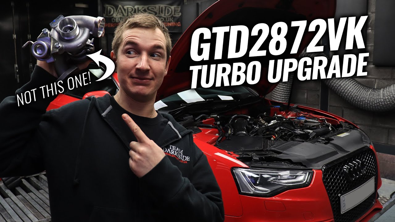 CDUC 3.0 V6 TDI Audi A5 TURBO UPGRADE GTD2872VRZK - DARKSIDE DEVELOPMENTS - YouTube
