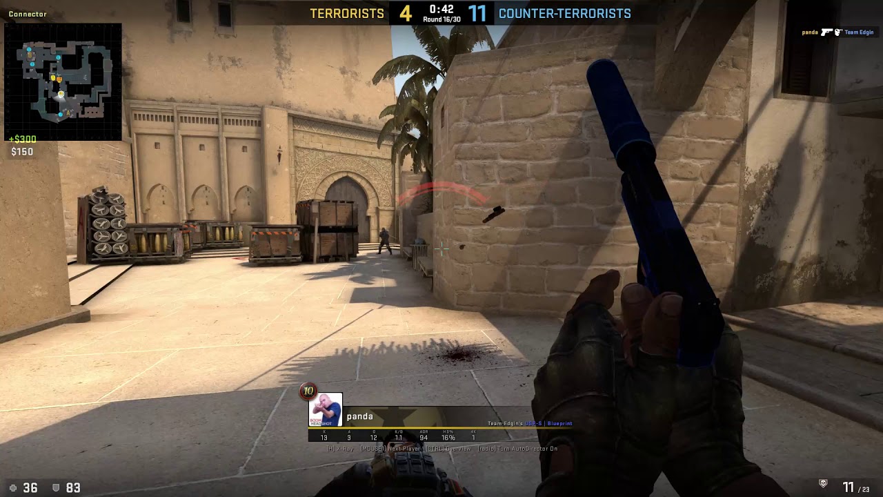 Panda 4k pistol round - YouTube