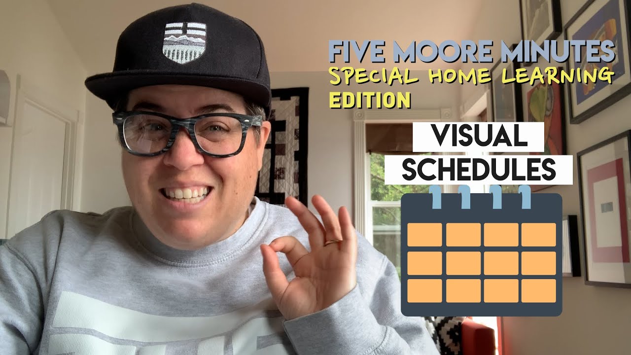 5MM Special Edition: Home Learning Series Episode 6 - Visual Schedules ...