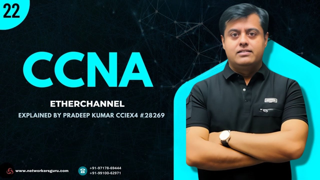 CCNA Videos 2025 | CCNA Full Course Playlist 2025 | Day 22 EtherChannel - YouTube