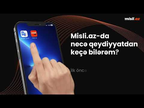 Misli.az I  Qeydiyyatdan necə keçmək olar?