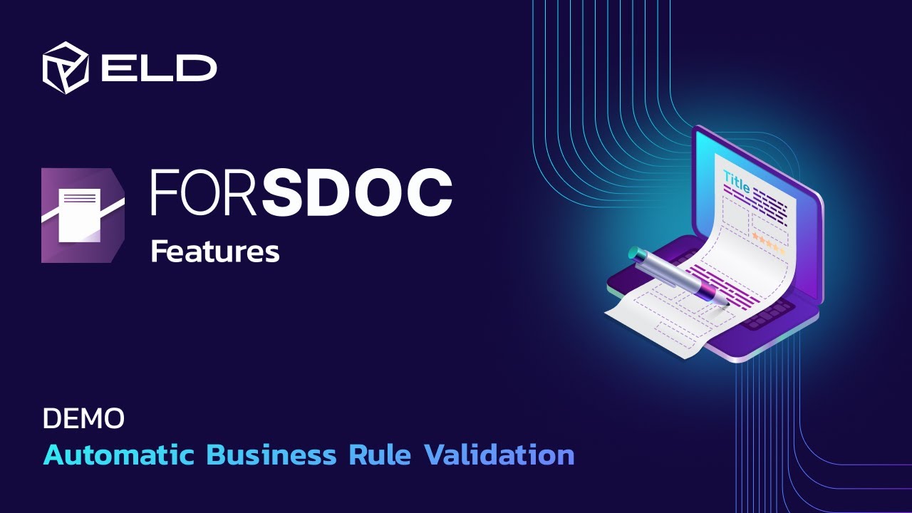 FORSDOC Automatic Business Rule Validation - S1000D - YouTube