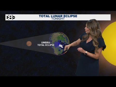 You can view the lunar eclipse tonight in Dallas - YouTube