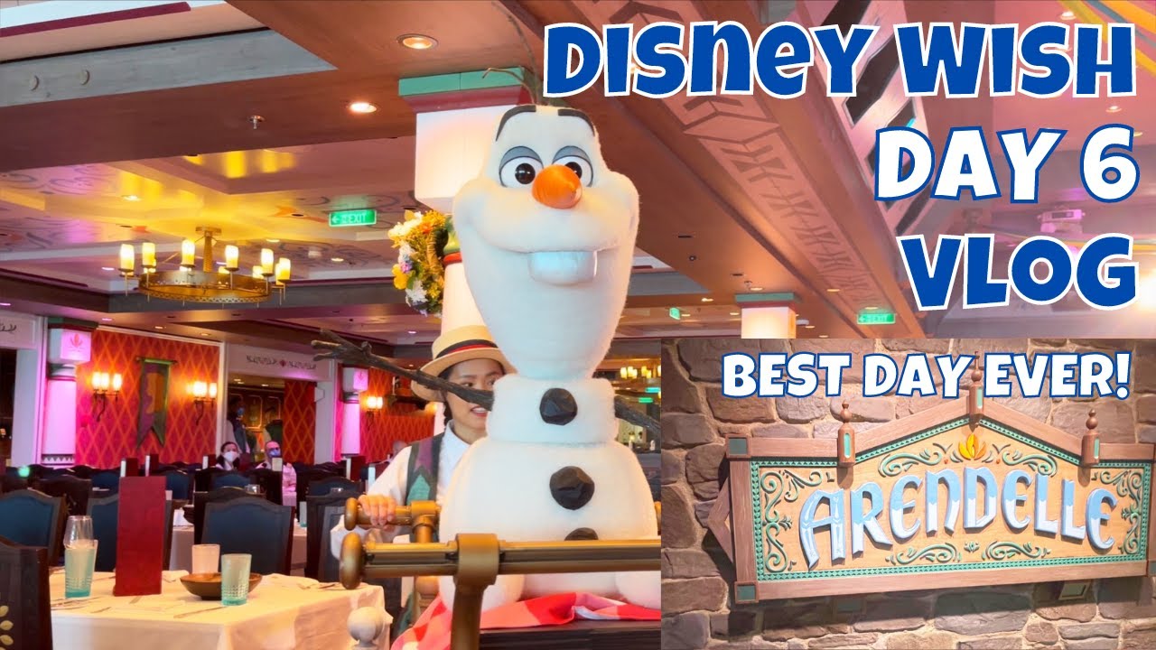 Disney Wish | Enchanté Brunch | Olaf's Royal Picnic | Hyperspace Lounge ...