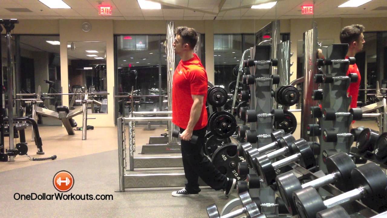 Standing Lean Away Dumbbell Lateral Raise - YouTube