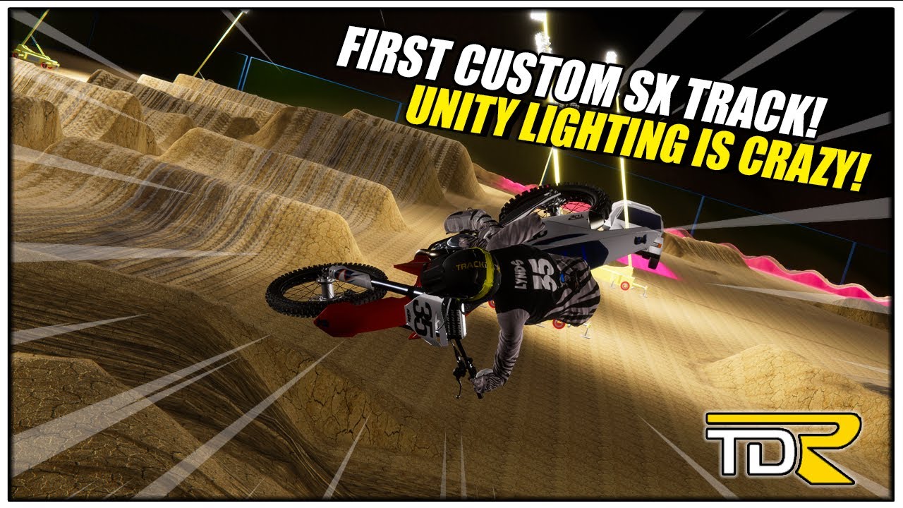 The FIRST Custom SX Track In TrackDayR! - YouTube