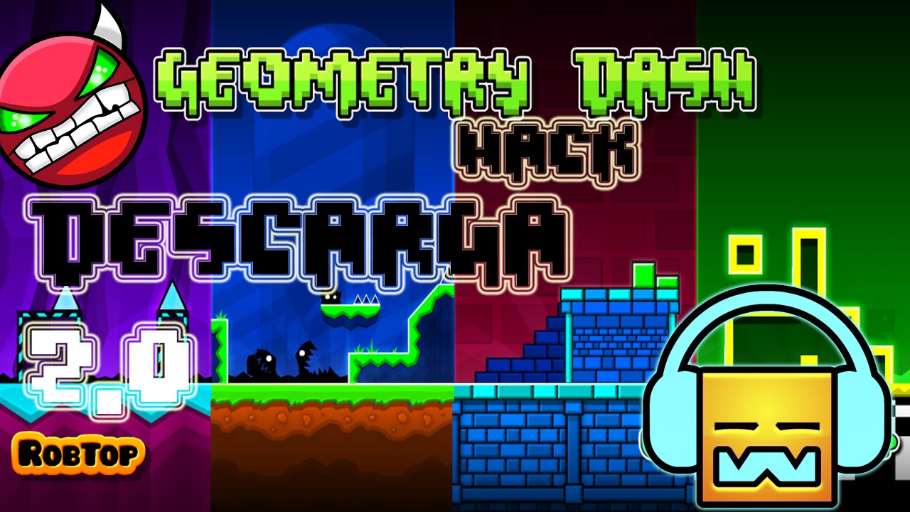 DESCARGA HACK -geometry dash 2.0 - YouTube