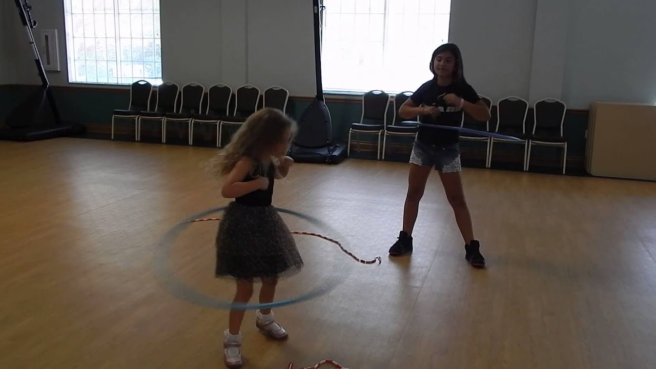 Lila doing Hula Hoop and Jump Rope - YouTube