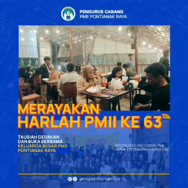 Merayakan Harlah PMII ke-63 PMII PONTIANAK RAYA - YouTube
