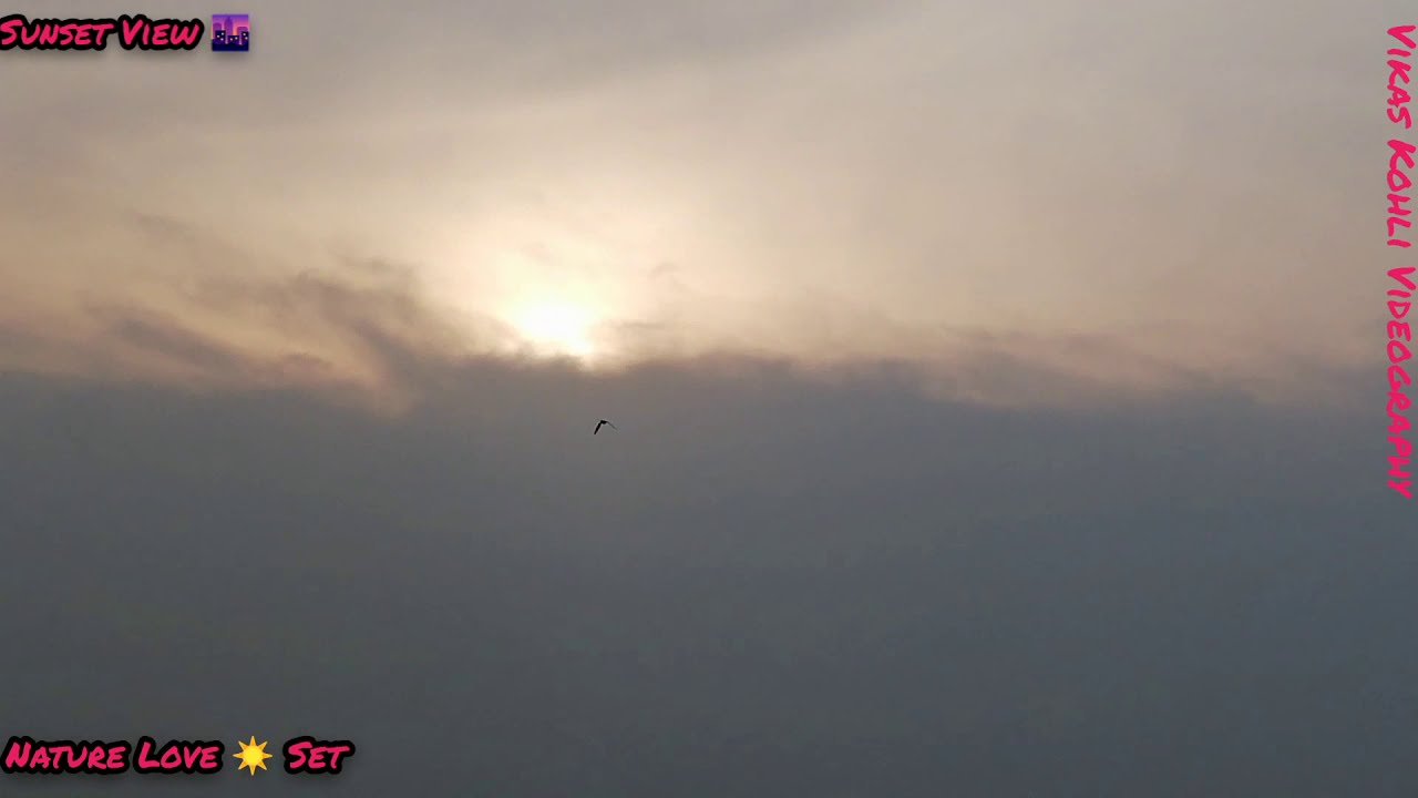 Perfect Sunset View | Beautiful Evening Dusk View | Sunset in Noida ...
