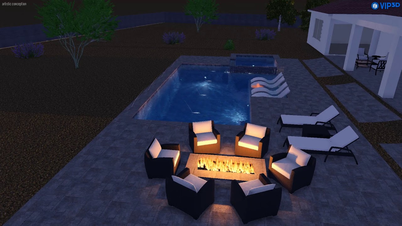 Hlivkn Backyard Project (2)- Thunderbird Pools and Spas- Phoenix Pool ...