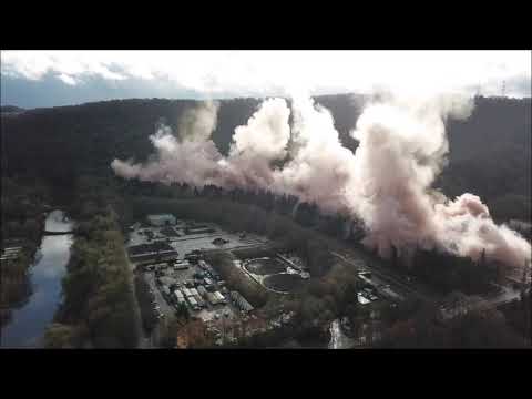 Ironbridge Cooling Tower Demolition 6th December 2019