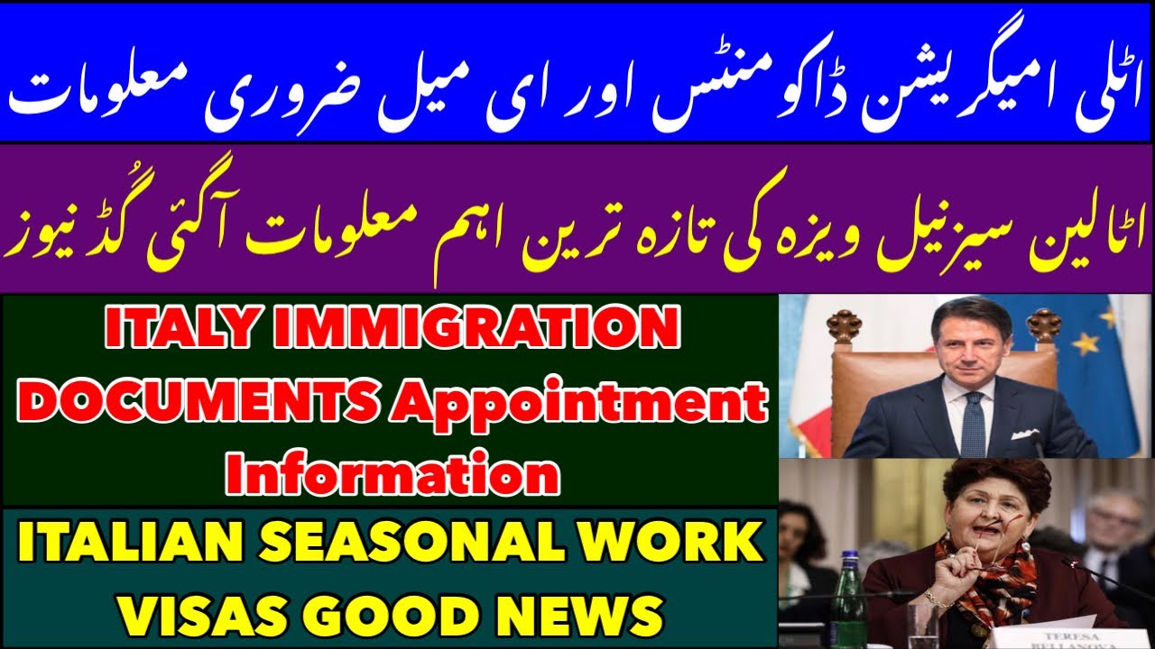 Italy Immigration 2020 Documents & Appointment Information | Italian ...
