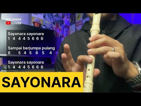 Not Angka Sayonara - Recorder Cover Tutorial - YouTube