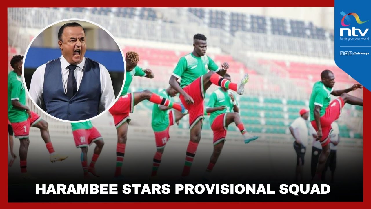Harambee Stars coach names his charges for Mauritius tournament - YouTube