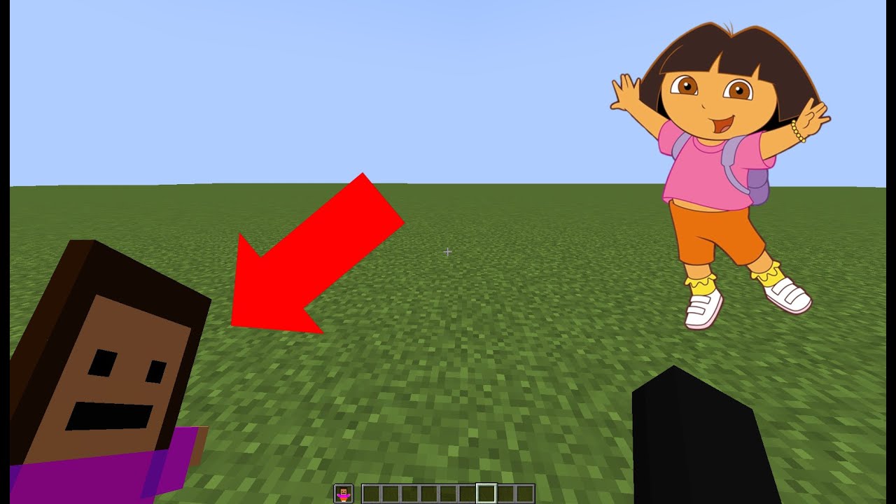 Minecraft 'Dora' totem of undying...... - YouTube