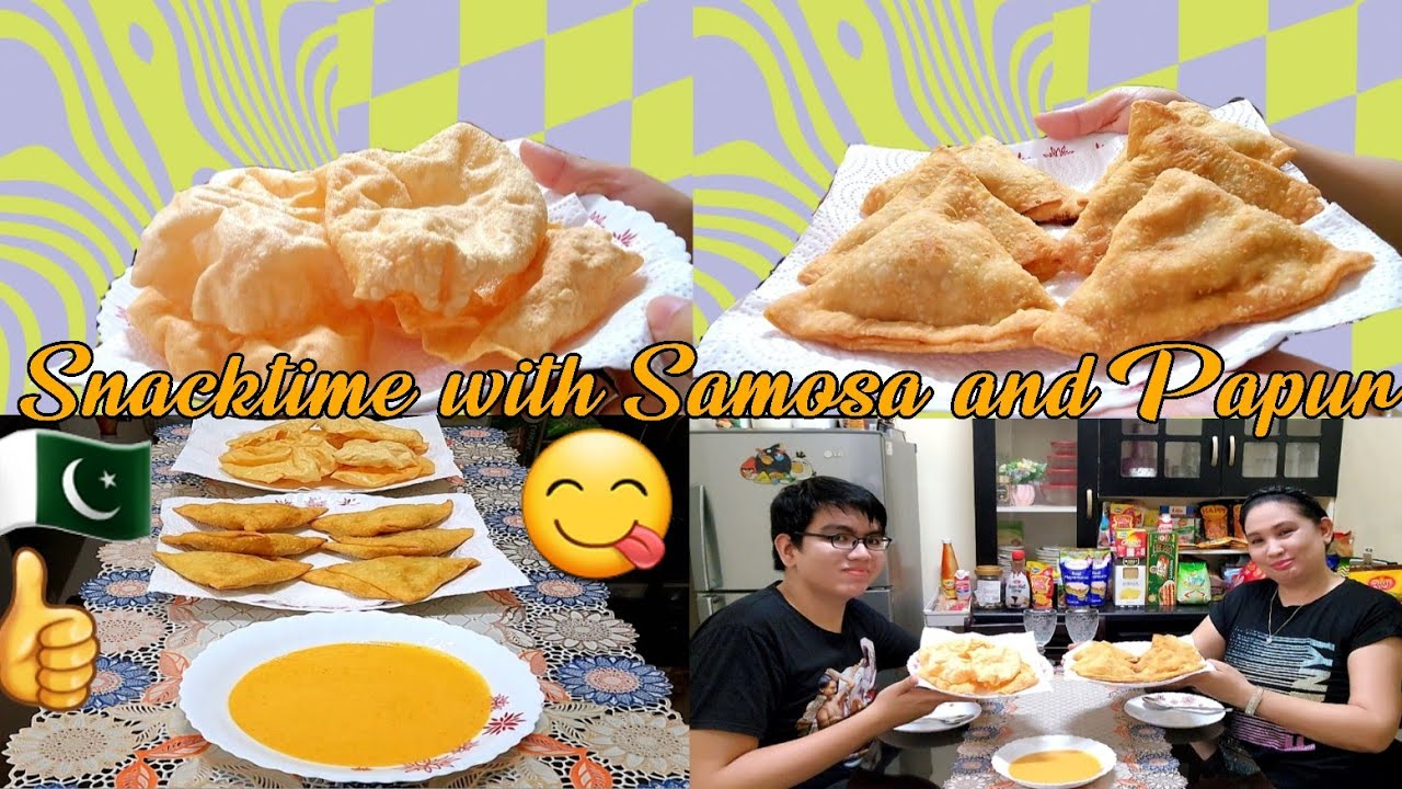 Snacktime with Samosa and Papur - YouTube