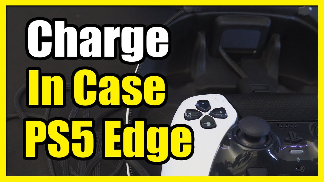 How to Charge in Carrying Case Dualsense Edge Ps5 Controller (Charger ...