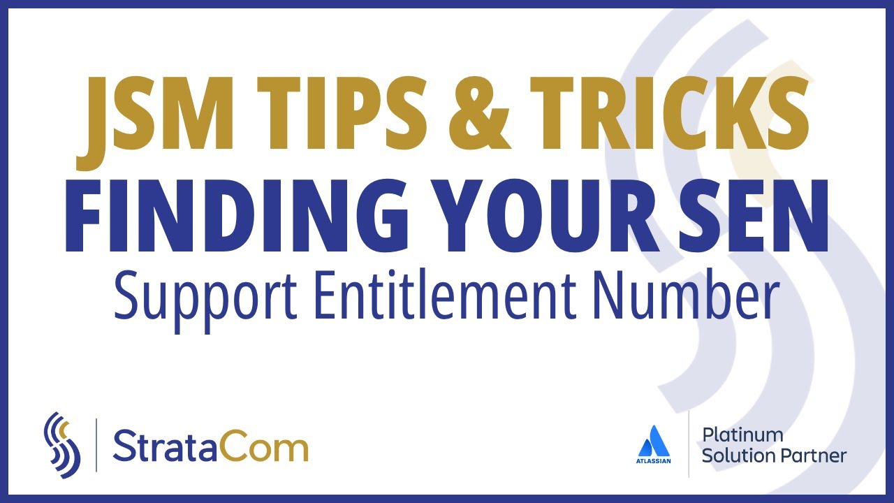 Finding Your Support Entitlement Number (SEN) - YouTube