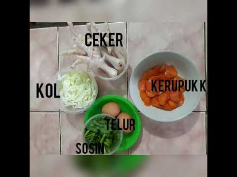 RESEP SEBLAK CEKER AYAM CABE IJO - YouTube