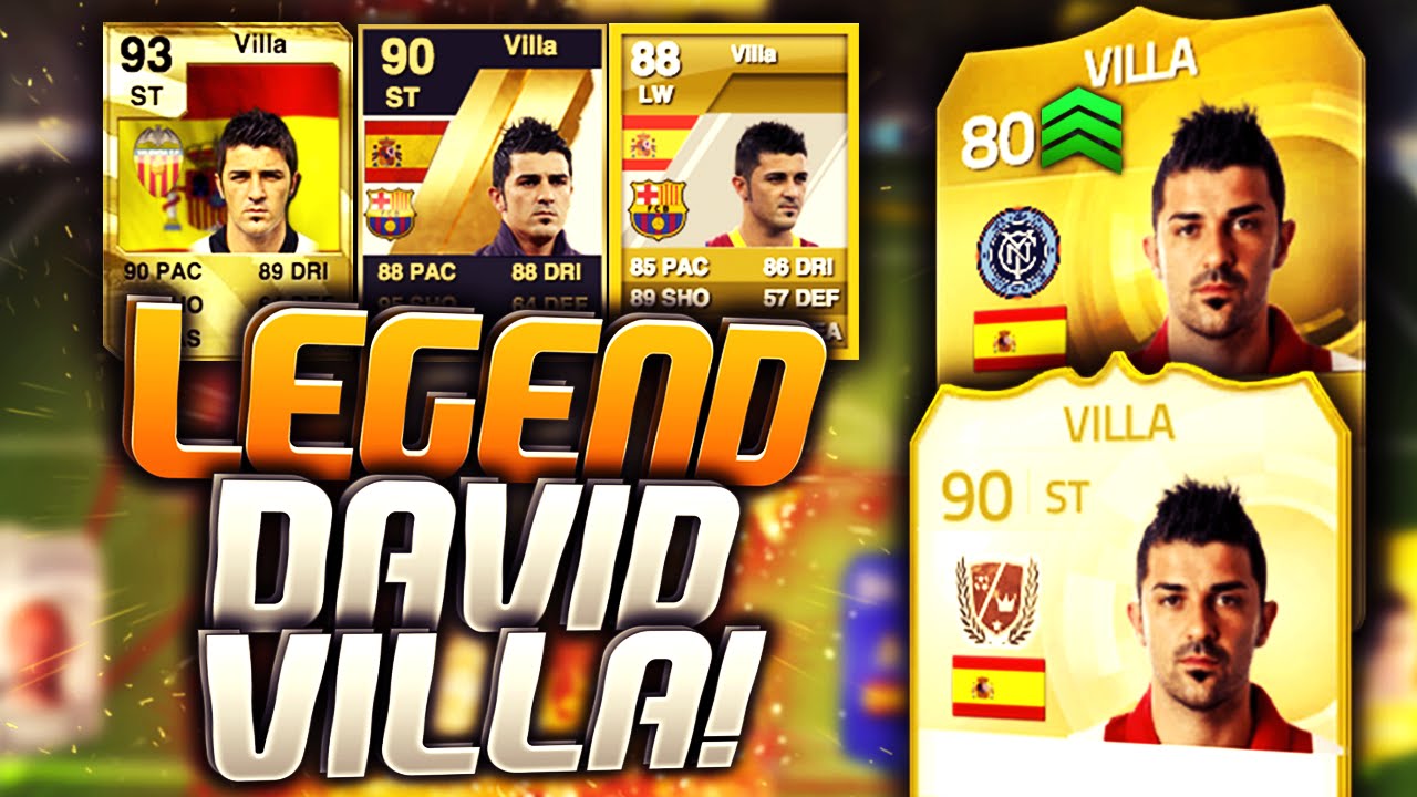 FIFA 15 - CREATING LEGEND DAVID VILLA! (FIFA 15 ULTIMATE TEAM +10 ...