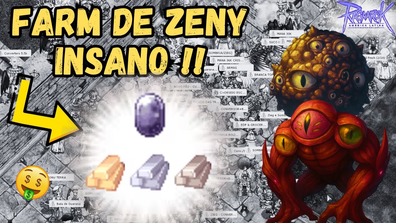 TÔ FARMANDO MUITO ZENY no RAGNAROK LATAM com essa instância! Fechei o ...
