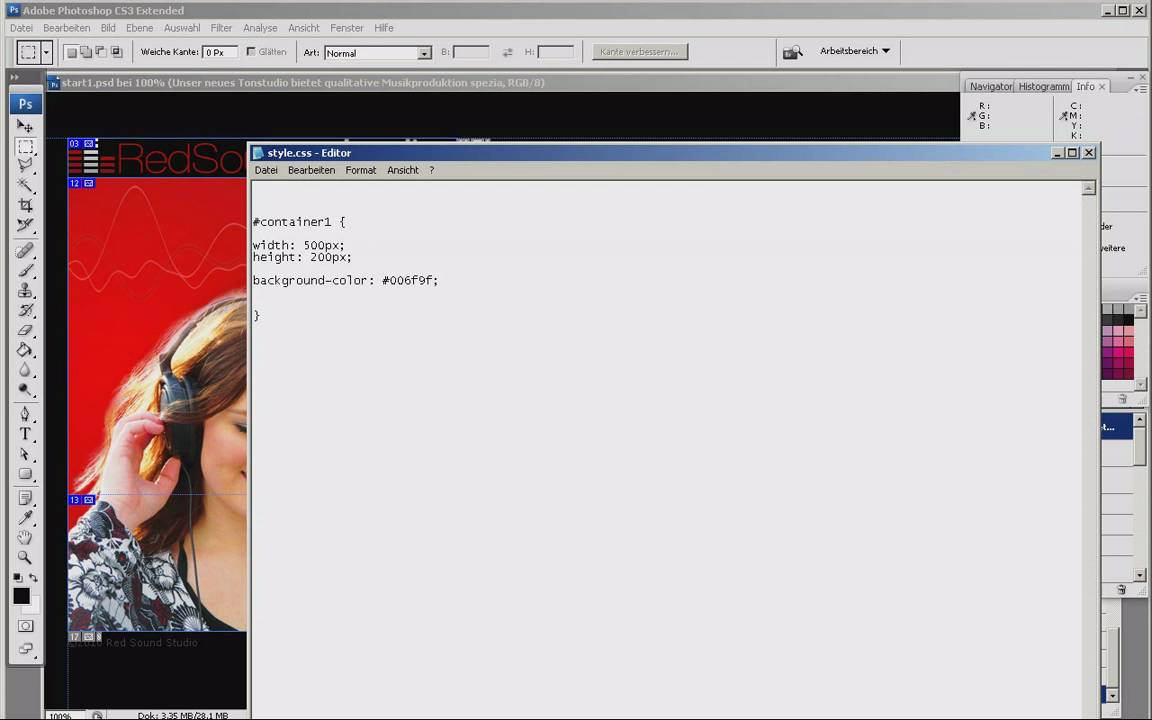 CSS Tutorial lernen - Grundlagen für Einsteiger deutsch - Div Container - YouTube