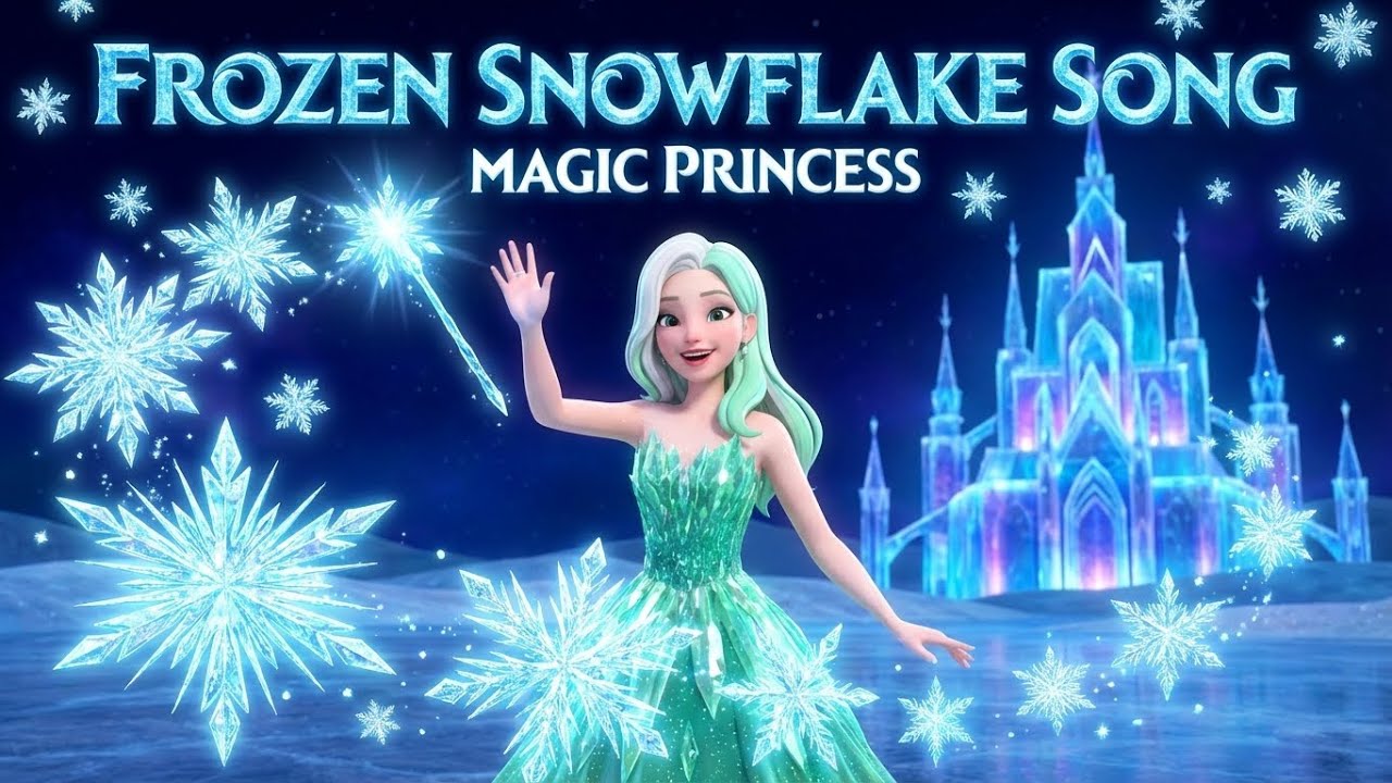 Frozen Snowflake Song ️👸 Magic Ice Princess Winter Music for Kids ...