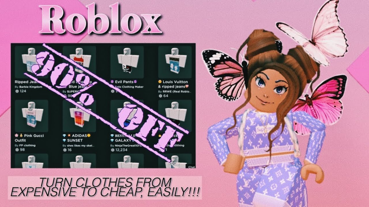Roblox | How to Lower Price of Expensive Outfits + Tips 💅🏼🛍😱 - YouTube