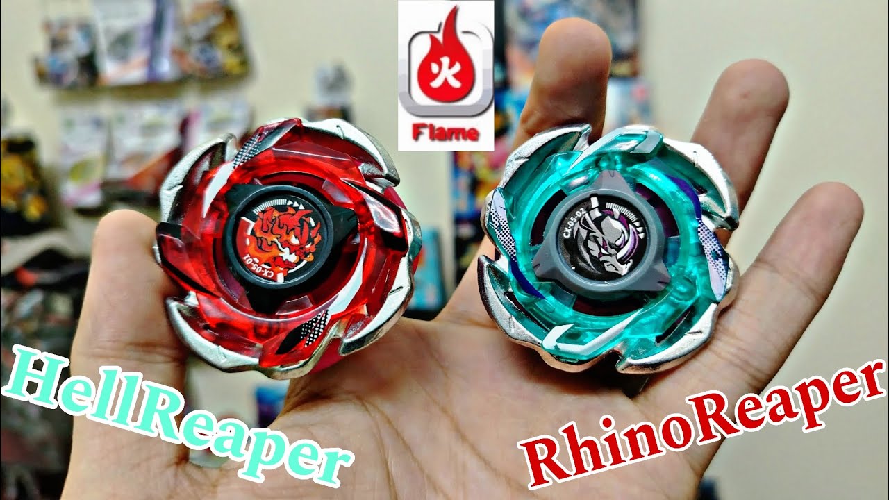 HellReaper Với RhinoReaper Của Hãng Flame Có Gì Hot ? | HoàngVanh Beyblade - YouTube