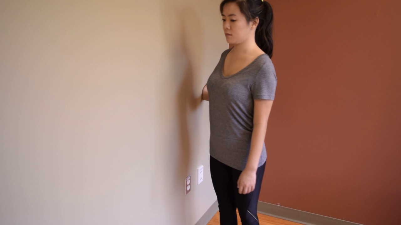 Shoulder/trunk stretch - YouTube