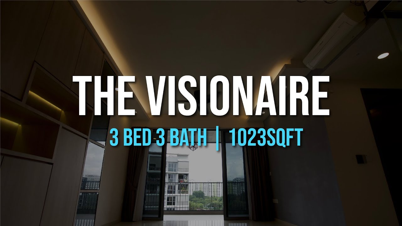 The Visionaire Singapore | 3 Bed 3 Bath | 1023 sqft - YouTube