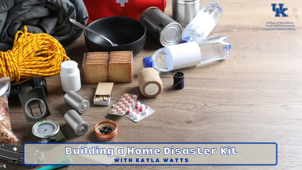 Building a Home Disaster Kit - YouTube