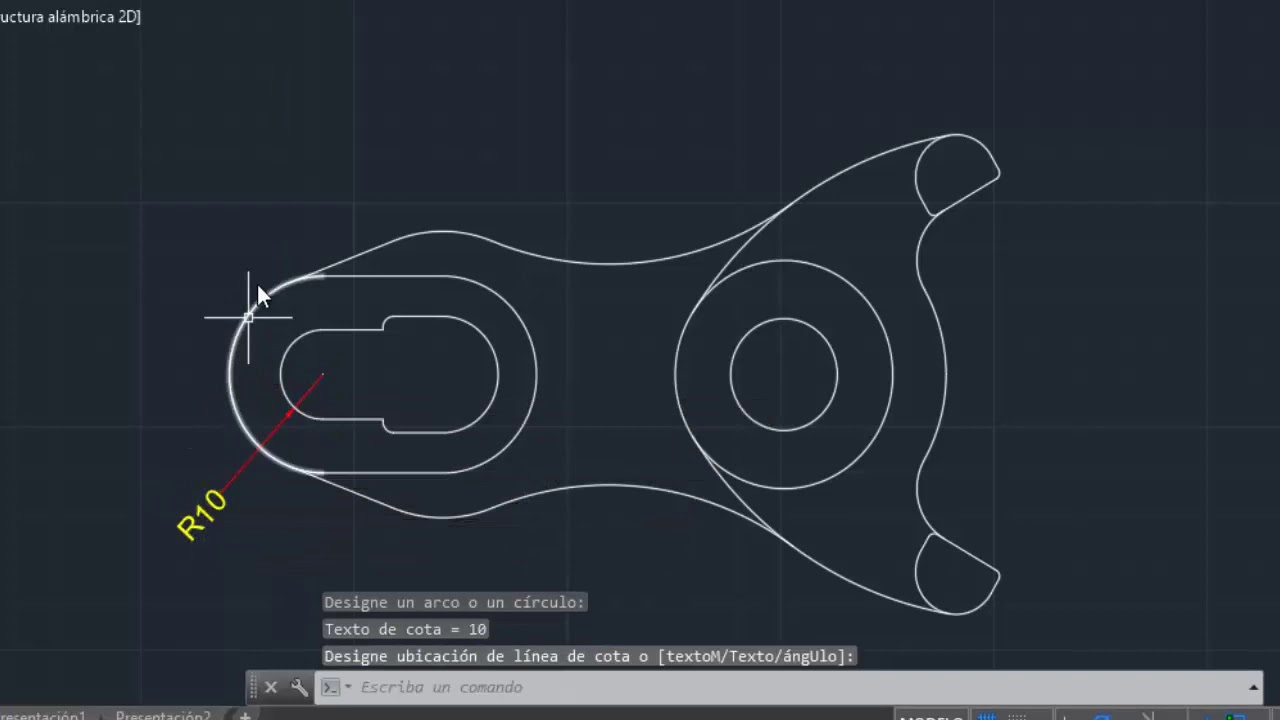 Tangencias AUTOCAD - YouTube