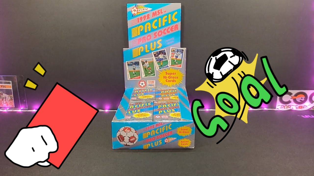 Opening 4 Packs! 1992 MSL Pacific Plus Pro Soccer Cards - YouTube