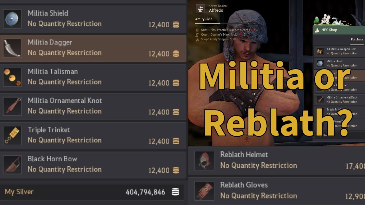 [Black Desert] Reblath Vs Militia enhancing for fail stacks. - YouTube
