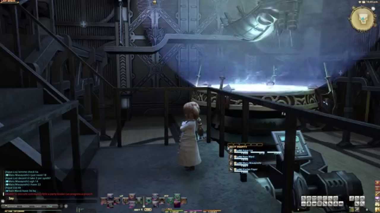 FFXIV Heavensward Early Access - Free Company Workshop Airship Fun! 06 ...