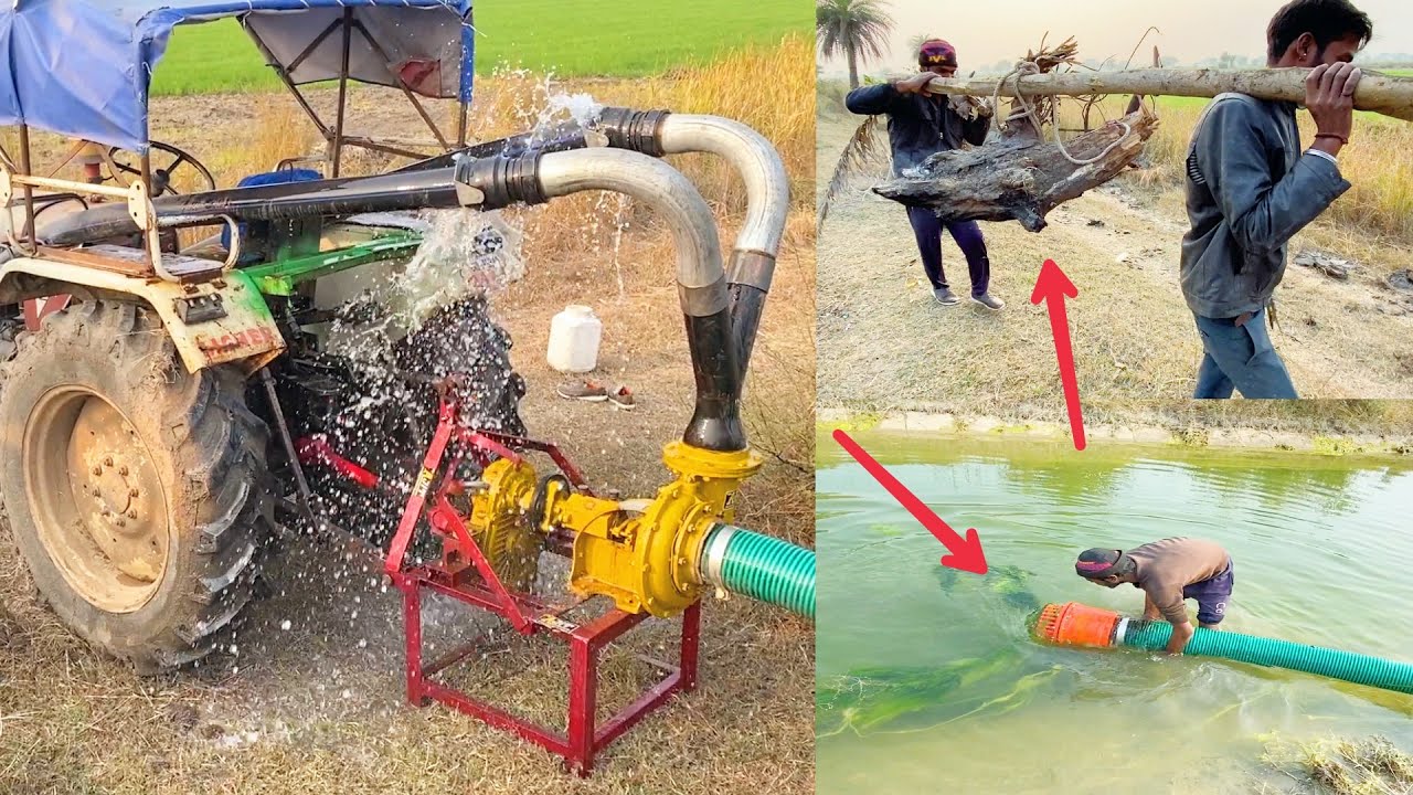 Day-1&2 | Eicher 242 Tractor with 6x4x4 PTO Water Pump - YouTube