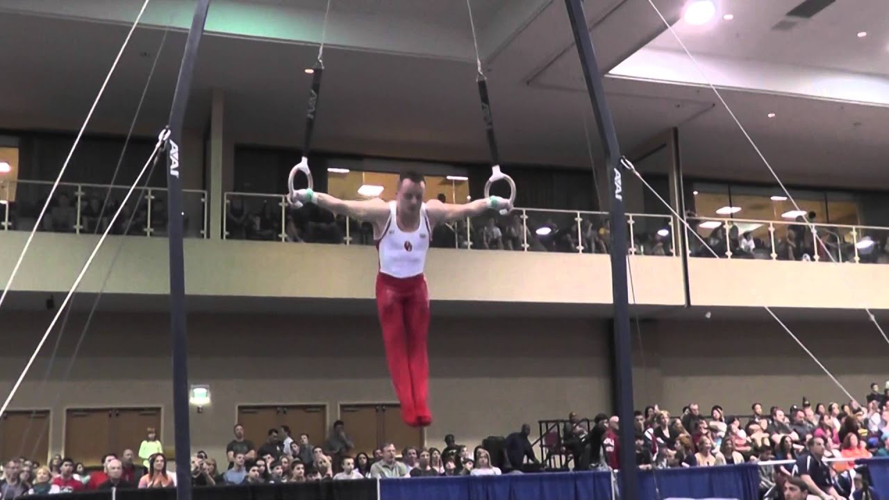 Michael Squires - Still Rings - 2014 Winter Cup Challenge Finals - YouTube
