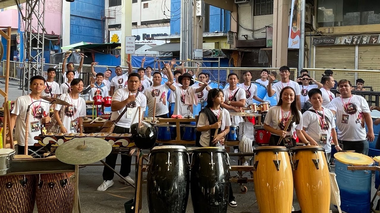 DAVAO EAGLE DRUMBEATERS DURING THE BLOCKING OF THE 39th KADAYAWAN ...
