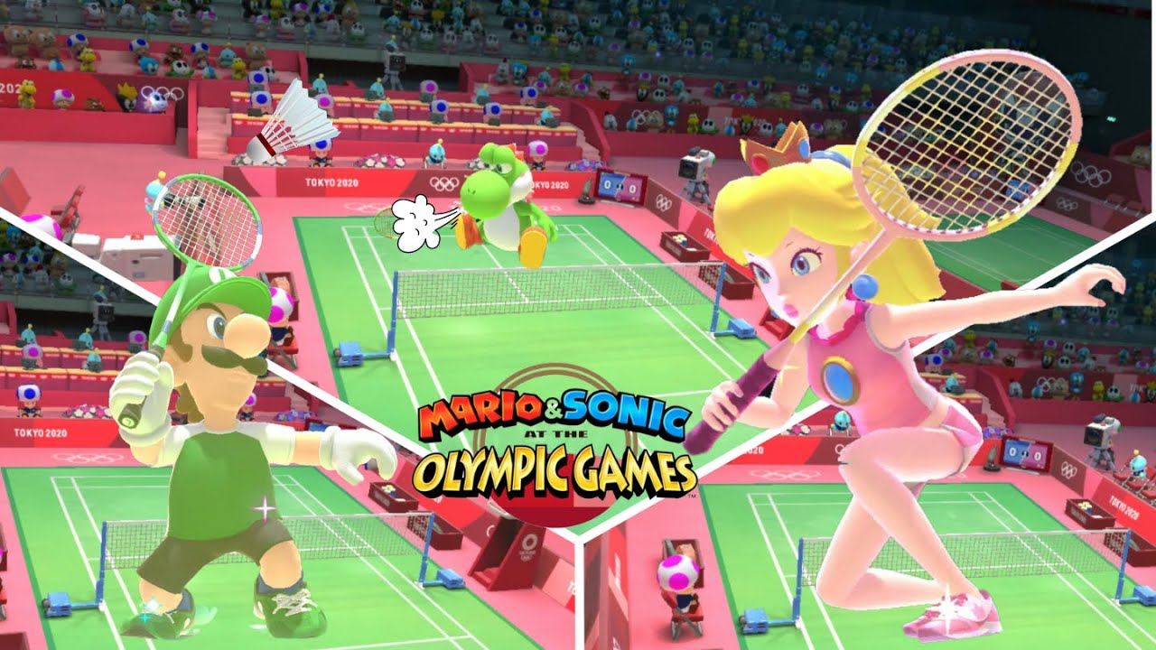 Mario & Sonic At The Olympic Games Tokyo 2020(Badminton) - YouTube