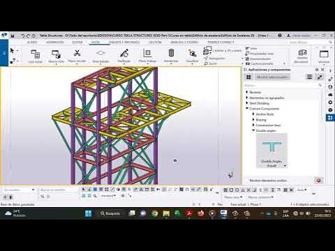 Modelado 3D Tekla Structures - YouTube