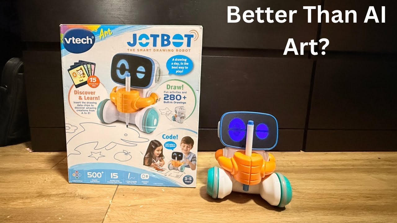 VTech JotBot (Technically AI Art?) - YouTube